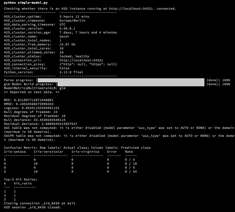 Introduction to Machine Learning With H2O.ai